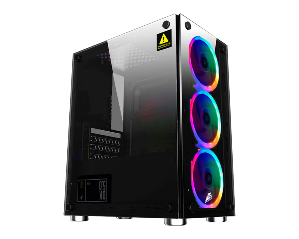 1stPlayer компютърна Gaming mATX - X2 RGB 448837 X2-3R1 на топ цена ...