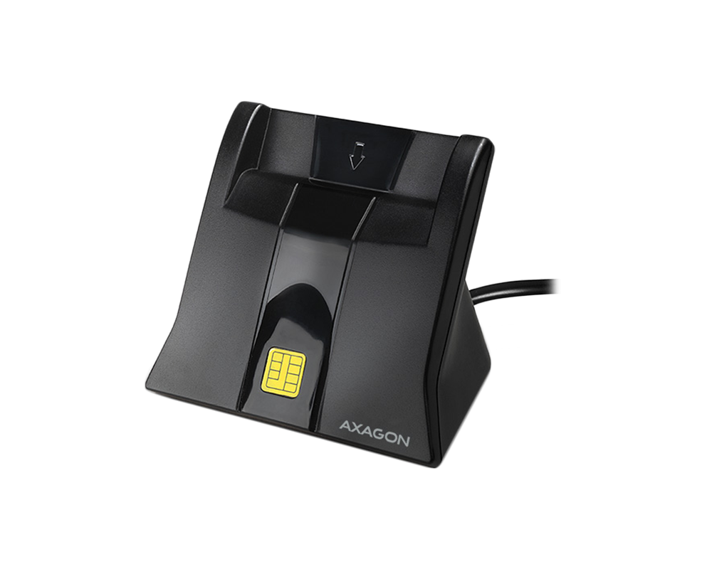 Desktop stand USB contact Smart card / ID card reader with long 703448 ...