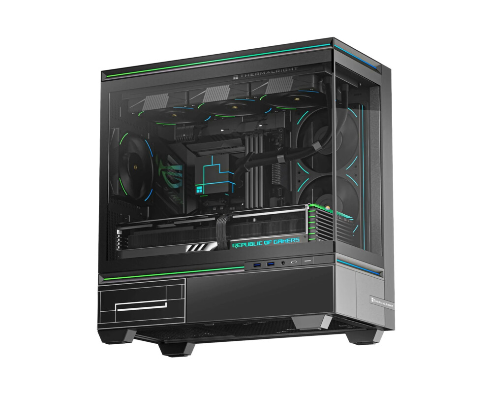 Thermalright mATX - TL-M10 Black - 4 x 120 mm ARGB included 881461 TL ...