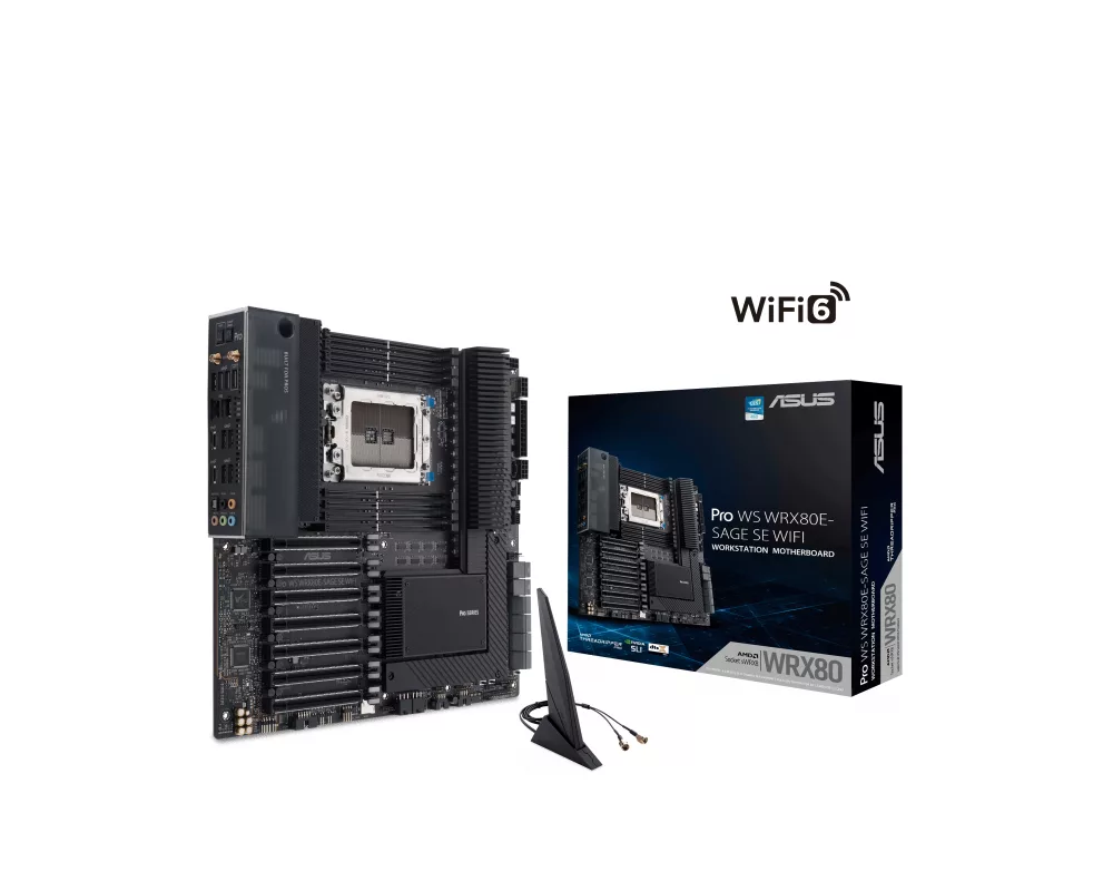 ASUS PRO WS WRX80-SAGE-SE WIFI 217551 90MB1590-M0EAY0 на топ цена - PIC.bg