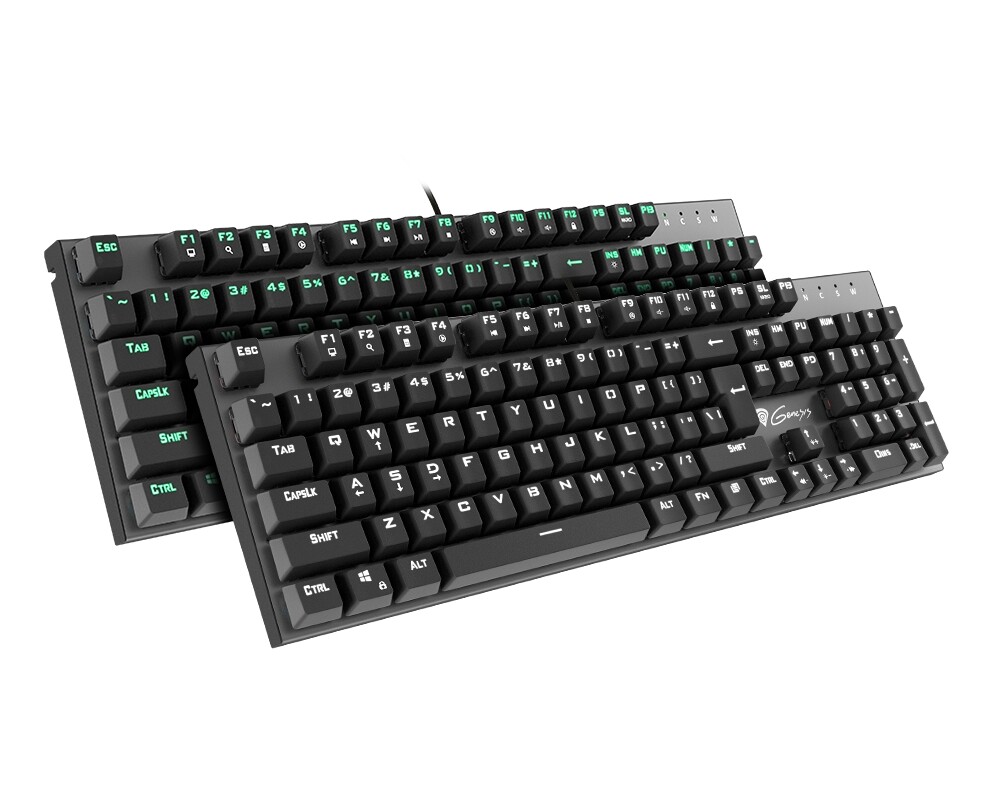 Genesis Mechanical Gaming Keyboard Thor 300 White Backlight Outemu Red ...