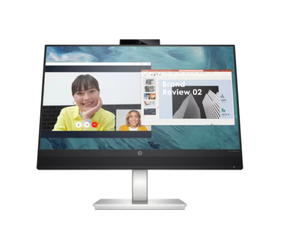 HP M24 Webcam 23.8inch IPS FHD 75Hz 5ms VGA 2xHDMI 1.4 USB-C 241799 ...