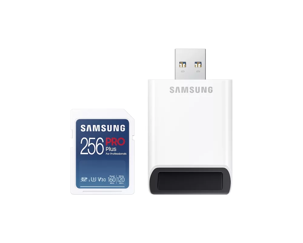 Samsung 256GB SD PRO Plus + Reader 348931 MB-SD256KB/WW на топ цена ...