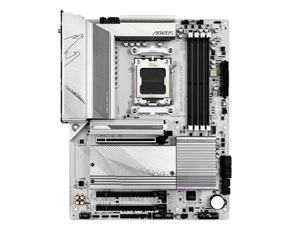 GIGABYTE B650 AORUS ELITE AX ICE, Socket AM5, WiFi 6E, DDR5 708894 B650 ...