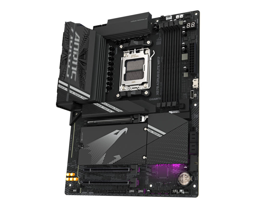 GIGABYTE X870 AORUS ELITE WIFI 7, Socket AM5 779211 X870-A-ELITE-WF7 на ...
