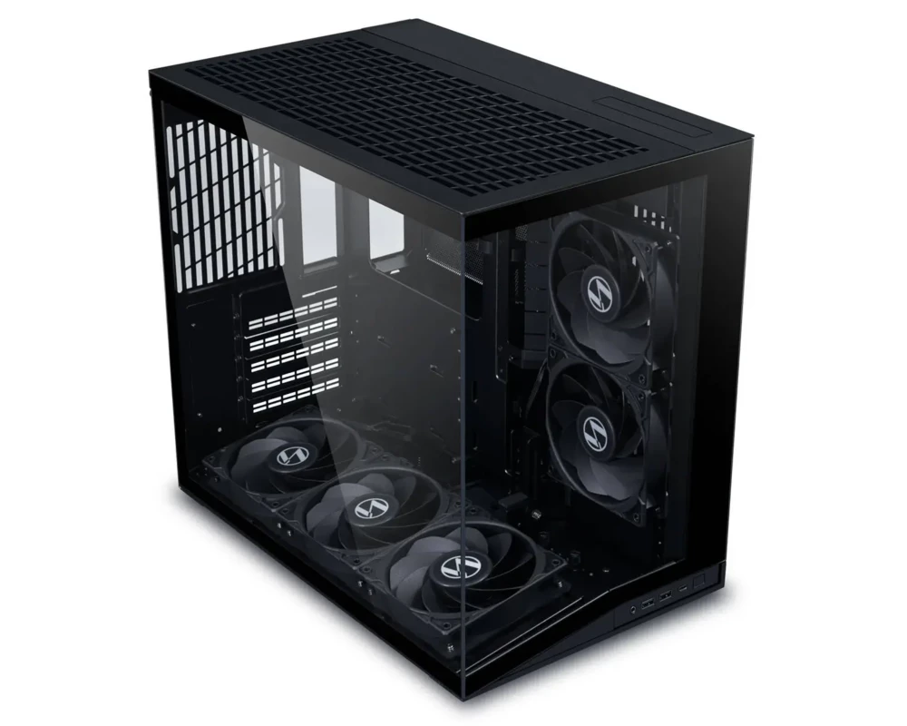 Lian Li O11 Dynamic Mini V2 Flow + 5 Вентилатора, Mini-Tower - Black 865630 GELI-979 на топ цена ...