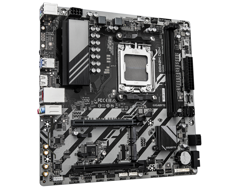 GIGABYTE B840M D2H socket AM5 881537 B840M-D2H на топ цена - PIC.bg